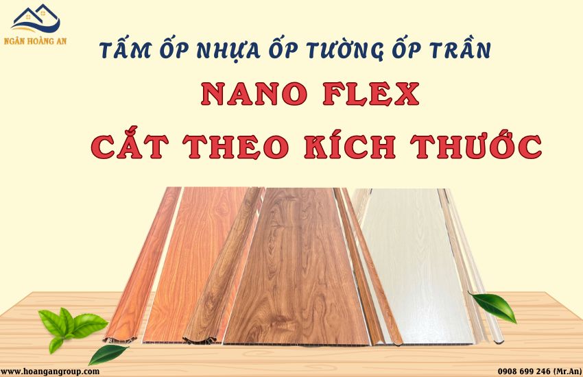 TẤM NHỰA ỐP TƯỜNG ỐP TRẦN NANO FLEX CẮT THEO KÍCH THƯỚC TẠI TPHCM